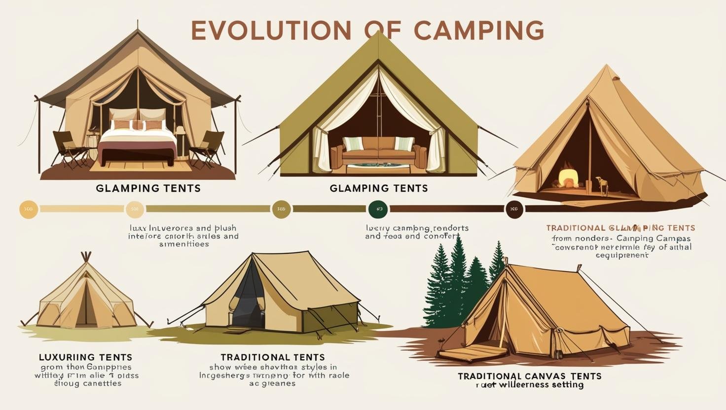 The Evolution of Camping: From Luxury Glamping to Traditional Tents