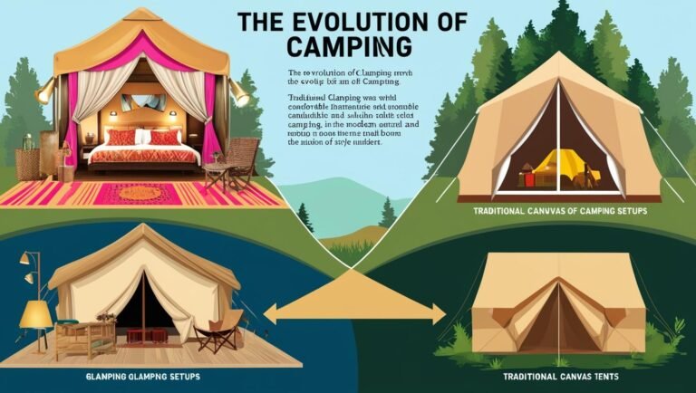 The Evolution of Camping: From Luxury Glamping to Traditional Tents